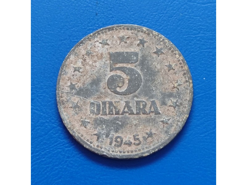 5 DINARA 1945