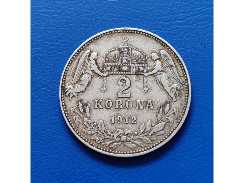 2 KORONA 1912 srebro