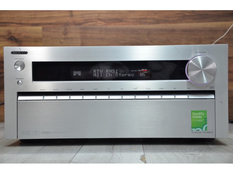 Onkyo TX-NR818 Internet Risiver 180W 4K USB GROMADA