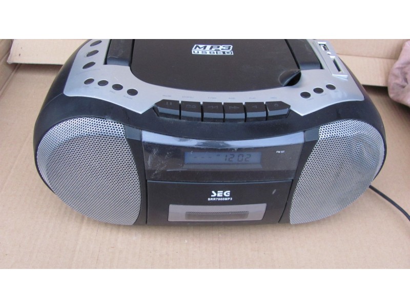 SEG SRR7960MP3 CD/MP3/USB/SD/ Radio i kasetofon