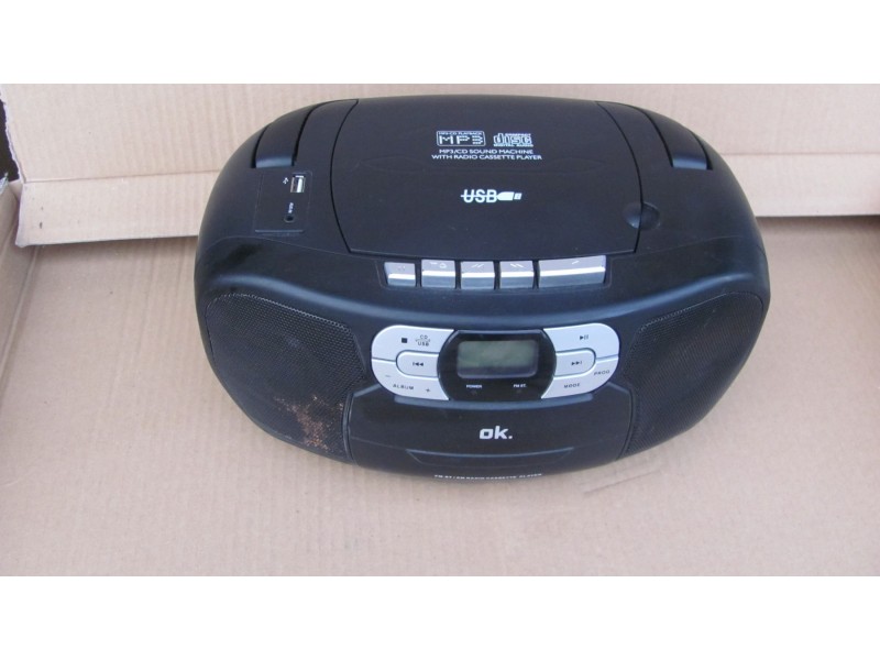 OK ORC 500-B Radio kasetofon sa CD i USB