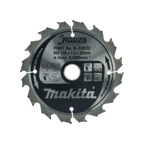 MAKITA B-33532 TCT Specialized list za testeru 136mm