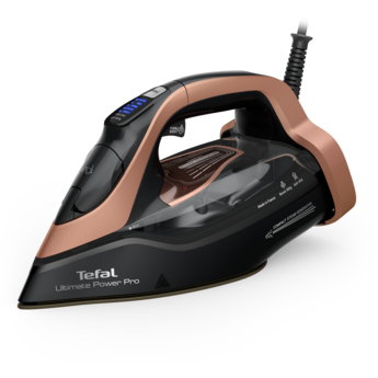 TEFAL Ultimate Power Pro pegla na paru, Tehnologija snage parne stanice, 3200 W, 85 g/min kont. Para, 300 g/min