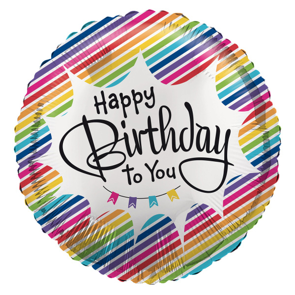 9916515
18″ Foil Hbd Rainbow Stripes