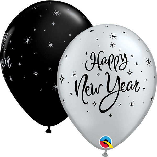 Artikal: 40905
Naziv: 11″ Latex New Year Spakle Black & White (6)