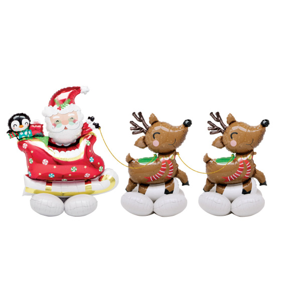 4470511
Airloonz Santa And Reindeer