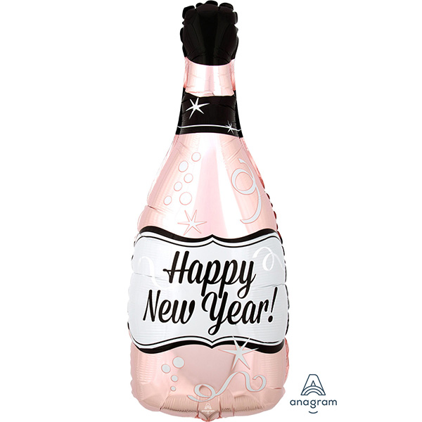 4044201
Shape Happy New Year Rose Gold Bubbly Bottle