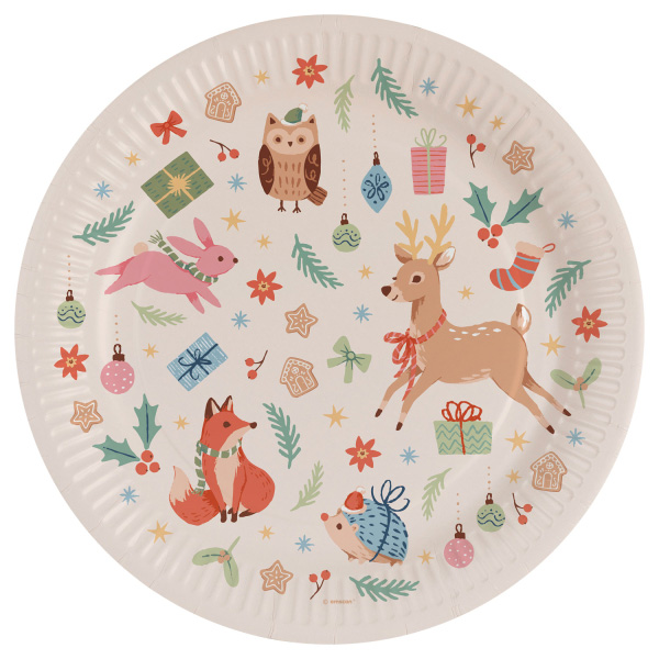 9917485
8 Plates Winter Woodland