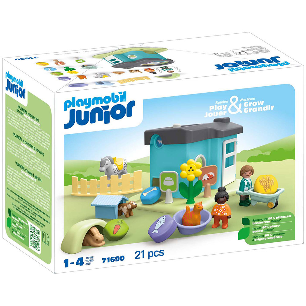 Playmobil Junior hranjenje životinja