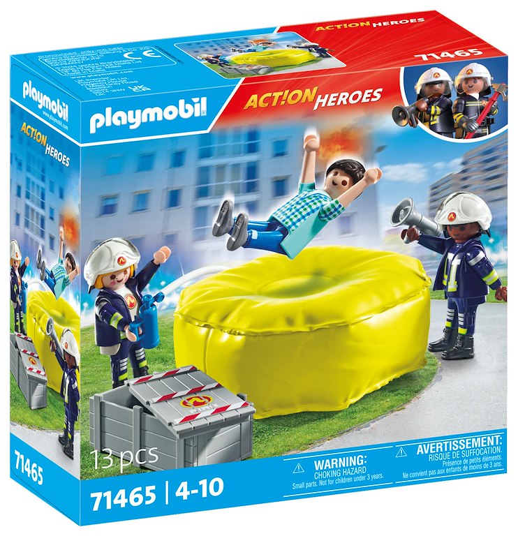 Playmobil Action Heroes Vatrogasci-vazdušni jastuk