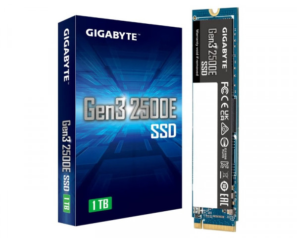 GIGABYTE 1TB M.2 PCIe Gen3 x4 NVMe 2500E SSD G325E1TB