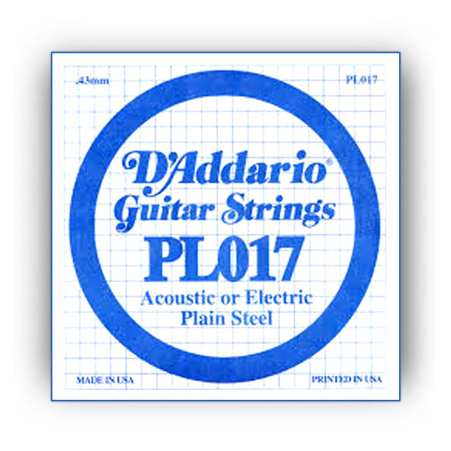 D`ADDARIO 017 KOMADNA ŽICA ZA ELEKTRIČNU I AKUSTIČNU GITARU