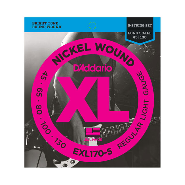 D`ADDARIO SET ŽICA ZA BAS XL BASS 5-STRING SOFT LONG