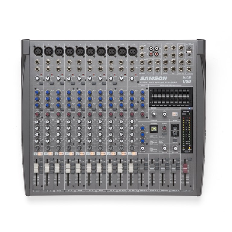 L1200 12 CHANNEL 4 BUS MIXER