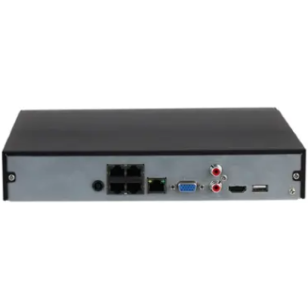 Dahua NVR4104HS-P-4KS3 4-KANALNI NVR SA 4-PORTNIM POE SWITCH-EM; LITE SERIJA; DO 12MP; 160MBPS