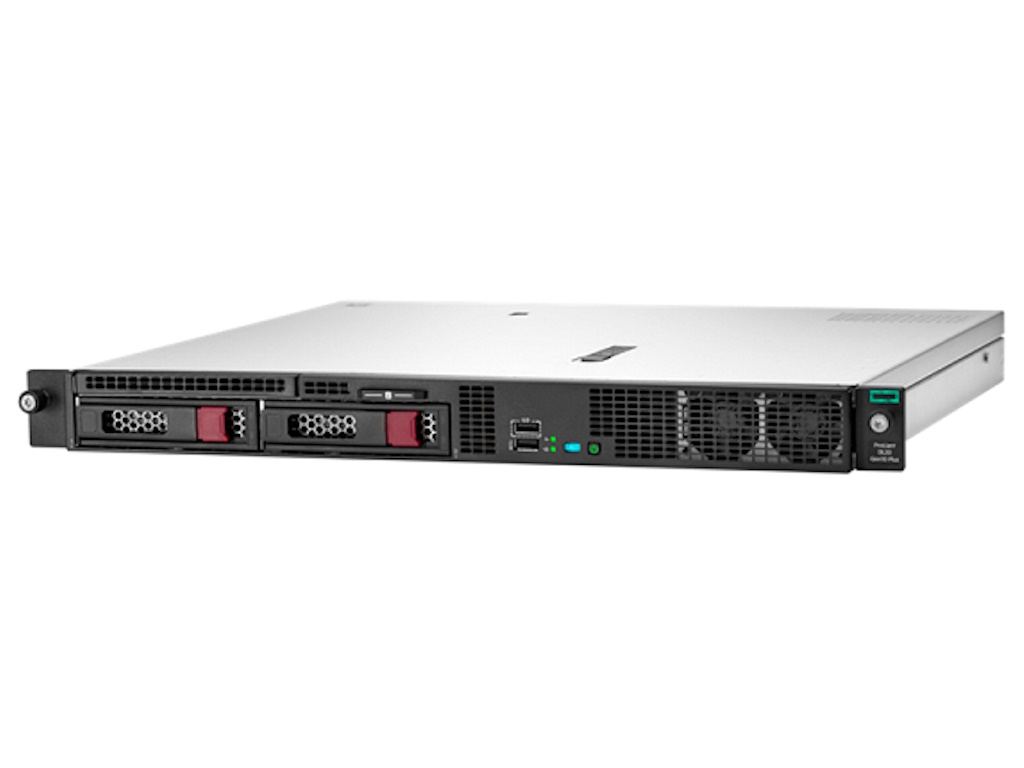 HPE Server DL20 Gen10+ / Intel 4C E-2314 2.8GHz/ 8GB/ 2LFF NHP/ NoHDD/ 290W/ 1U Rack / 3Y (3-3-3),P44112-421