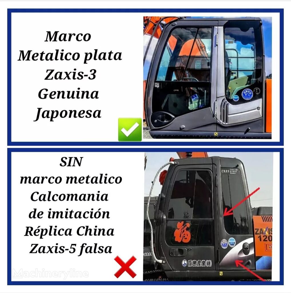 Hitachi Genuina Vs Replica China bager guseničar