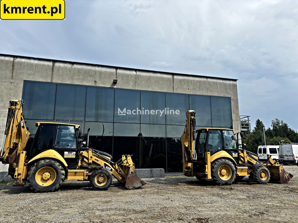 Caterpillar 428 E KOPARKO-ŁADOWARKA | 432 JCB 3CX CASE 580 590 bager-utovarivač