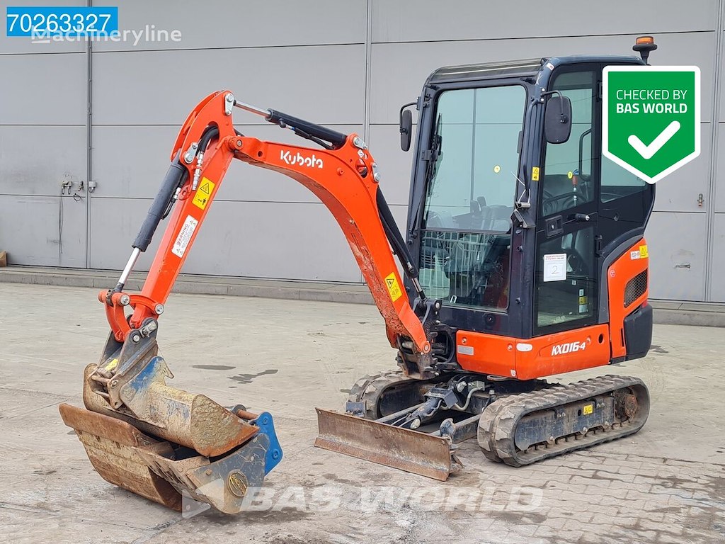 Kubota KX016 -4 3X BUCKETS mini bager