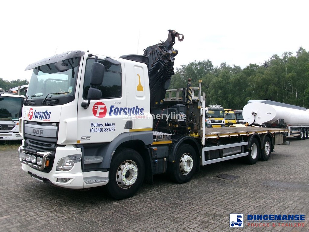 DAF D.A.F. CF 440 8x2 RHD + Hiab XS 477 E-6 HiDuo pokretna dizalica