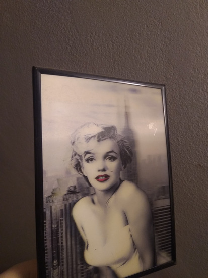 3D slika Marilyn Monroe, prelepa