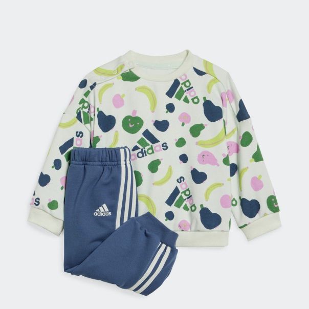 ADIDAS Trenerka essentials allover print jogger set kids BT