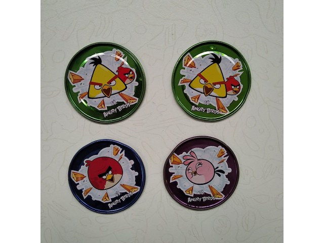 (CH) Chipicao Metalni tokeni Angry Birds po izboru