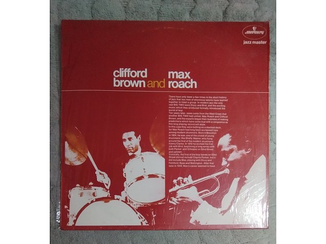 CLIFFORD BROWN and MAX ROACH JAZZ LP MINT