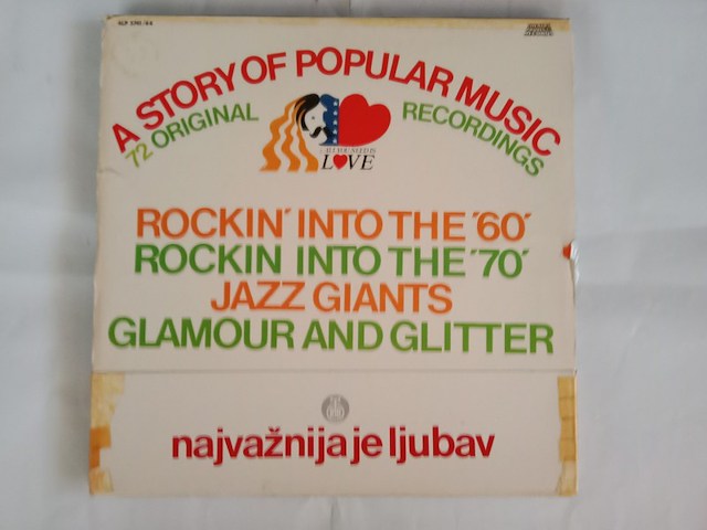 Story Of Popular Music 4XLP Rock Jazz 60te i 70te