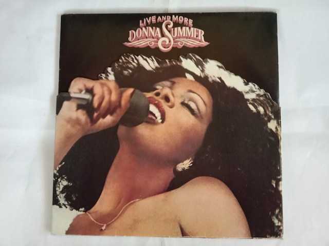 Donna Summer - Live And More 2XLP Flapcover