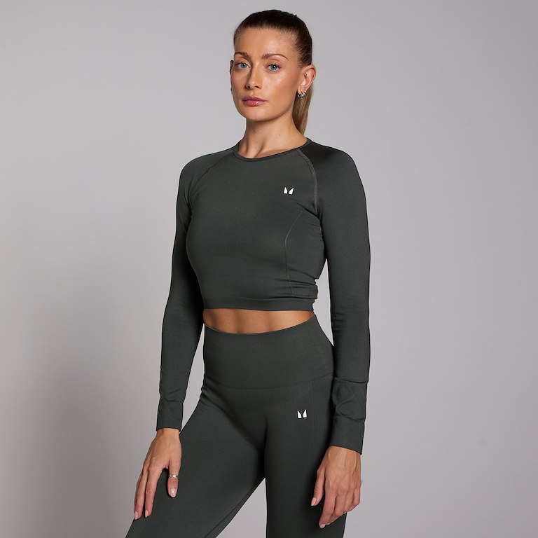 MP Women's Shape Seamless Long Sleeve Crop Top − ženska majica sa dugim rukavima