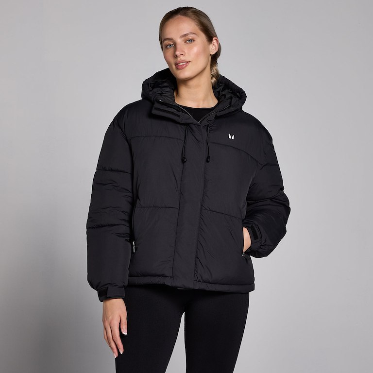 MP Women's Short Padded Puffer Jacket - ženska jakna - crna