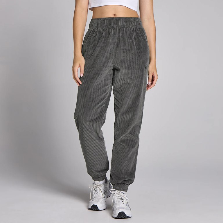 MP Women's Lifestyle Corduroy Jogger - ženski donji deo trenerke - čeličnosivi