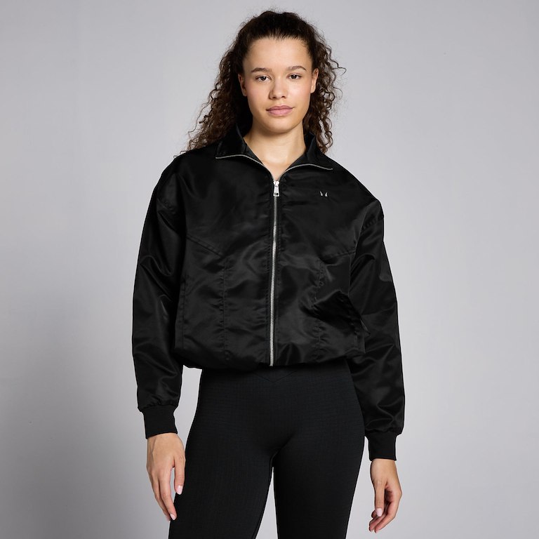 MP Women's Lifestyle Nylon Bomber Jacket - ženska jakna - crna