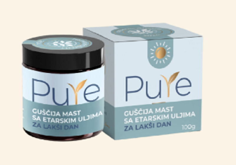 MELEM OD GUŠČJE MASTI ZA LAKŠI DAN PURE 100G