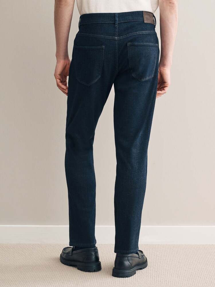 Blue Indigo Rinse Slim Fit Signature Ultra Soft Jeans