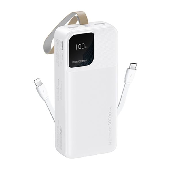 REMAX Power Bank Rellaen Series RPP-659 2.4A 30000mAh, bela