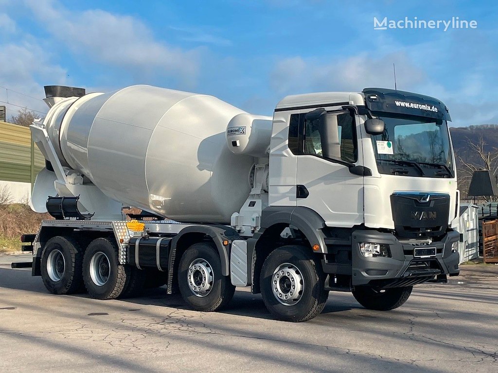 Novi MAN TGS 41.400 8x4 / EuromixMTP EM 12m³ R / EURO 2 kamion s mešalicom za beton