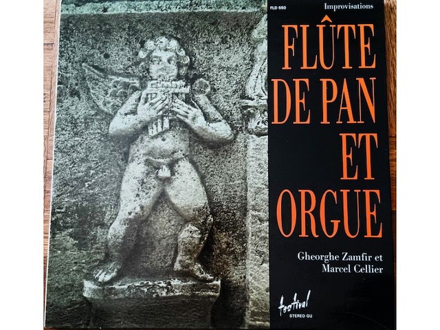 Improvisations Flûte De Pan Et Orgue-Marcel Cellier LP