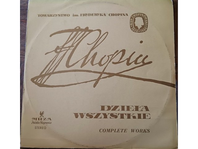 F.Chopin-Dziela Wszystkie Etudes Made in Poland LP