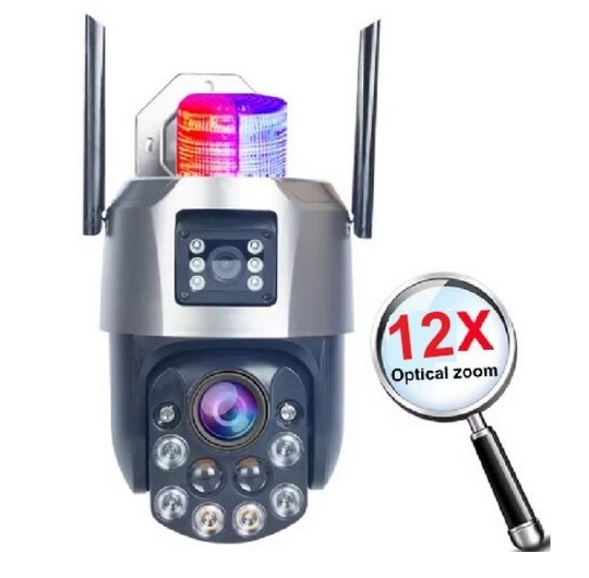 CAM-IP6MP-EP5-12x zoom GMB kamera 6 mpix microSD iCSee xmeye pro two-way PTZ ip66,2x3.6mm*(7279)