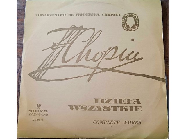 Frederic Chopin-Dzieła Wszystkie Made in Poland LP(1960