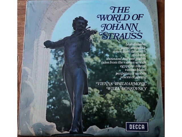 Johann Strauss-The World Of Johann Strauss UK LP (1969)