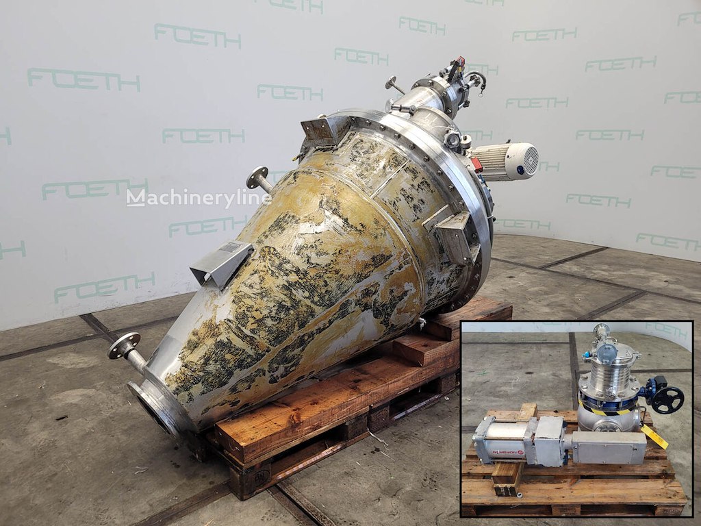 Hosokawa Micron 3-VDC-22 - Conical dryer oprema za sušenje