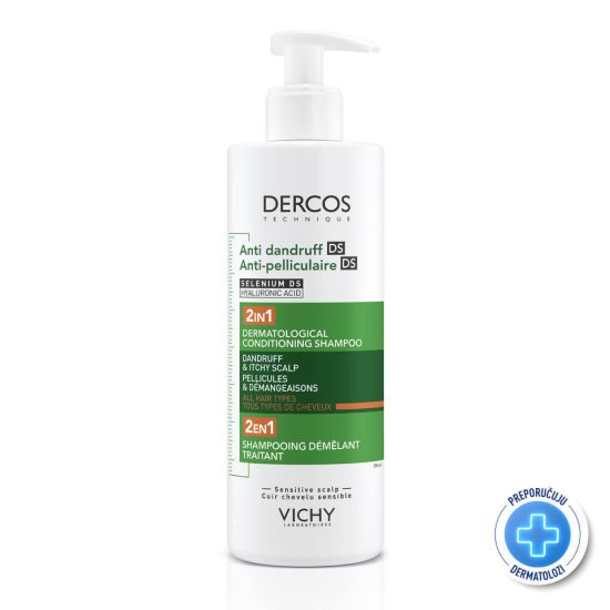 Vichy Dercos šampon protiv peruti DS 2 u 1 390ml