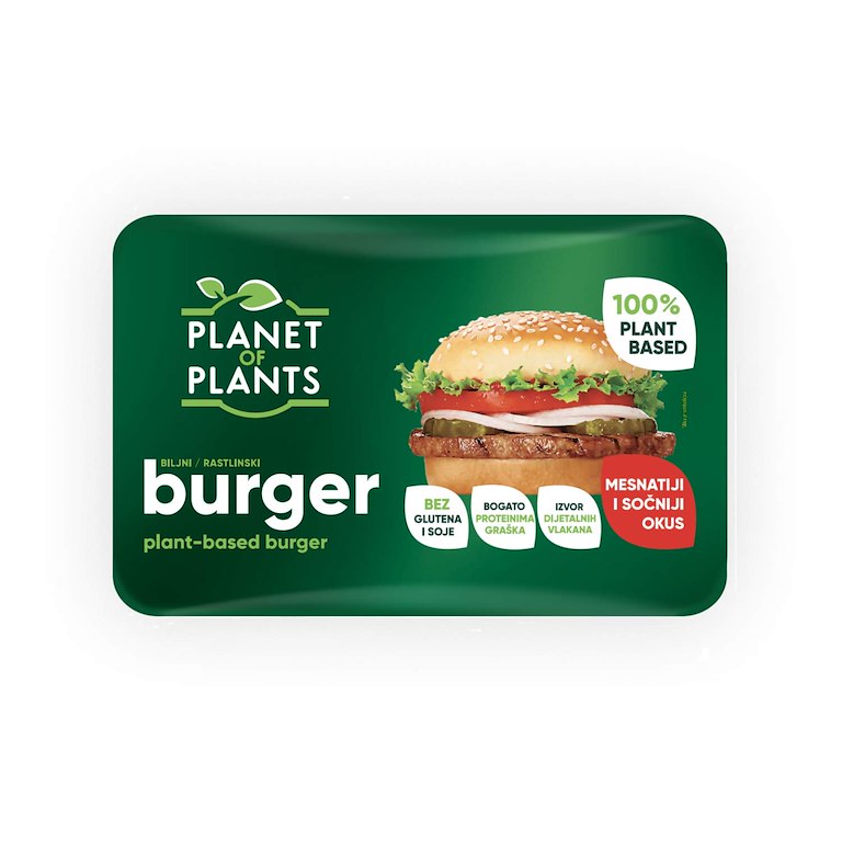 Planet of plants burger smrznuti 230g planet of plants