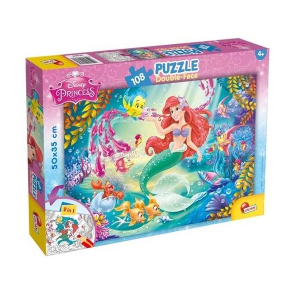 LISCIANI Puzzle Mala Sirena 2u1 108 delova