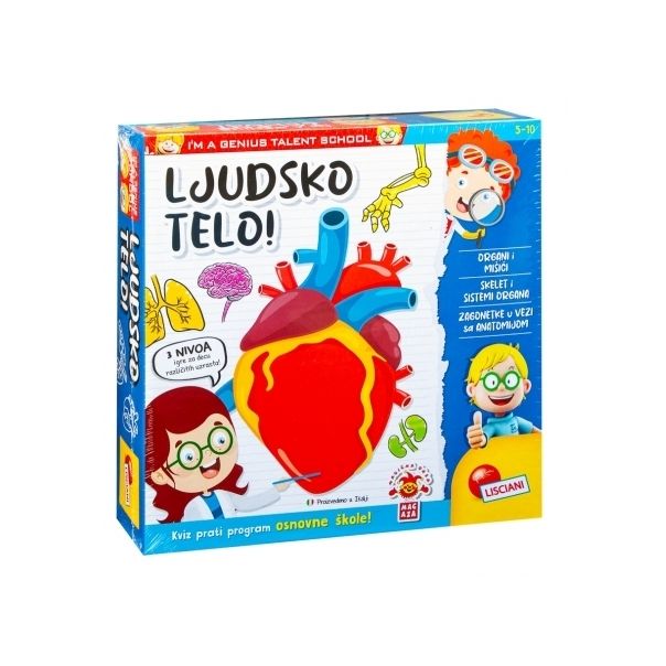 LISCIANI Edukativni set Mali genije SR - Upoznaj ljudsko telo