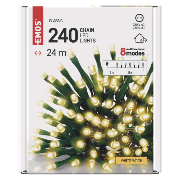 EMOS LED Lanac 24 m