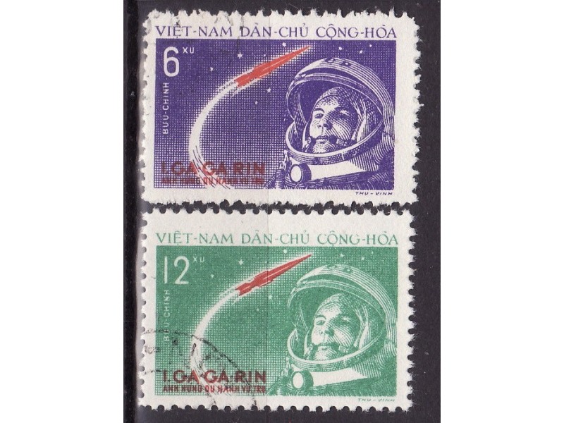 Viet Nam - kosmos - Gagarin - 1962.